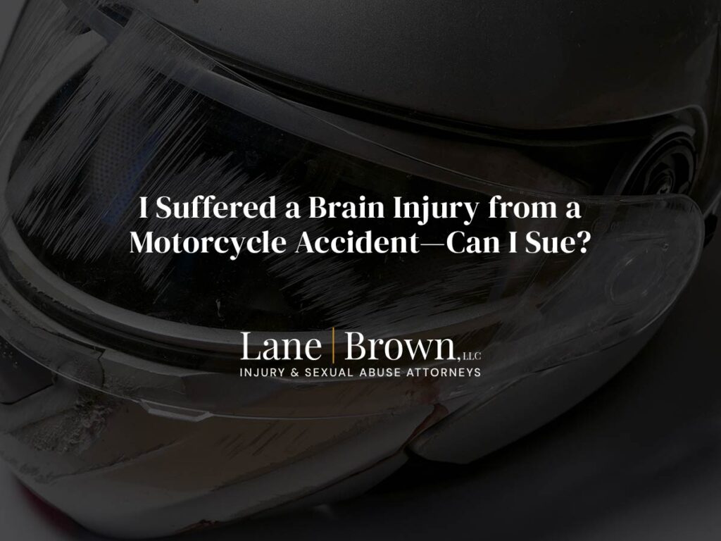 I Suffered a Brain Injury from a Motorcycle Accident—Can I Sue? | Lane ...
